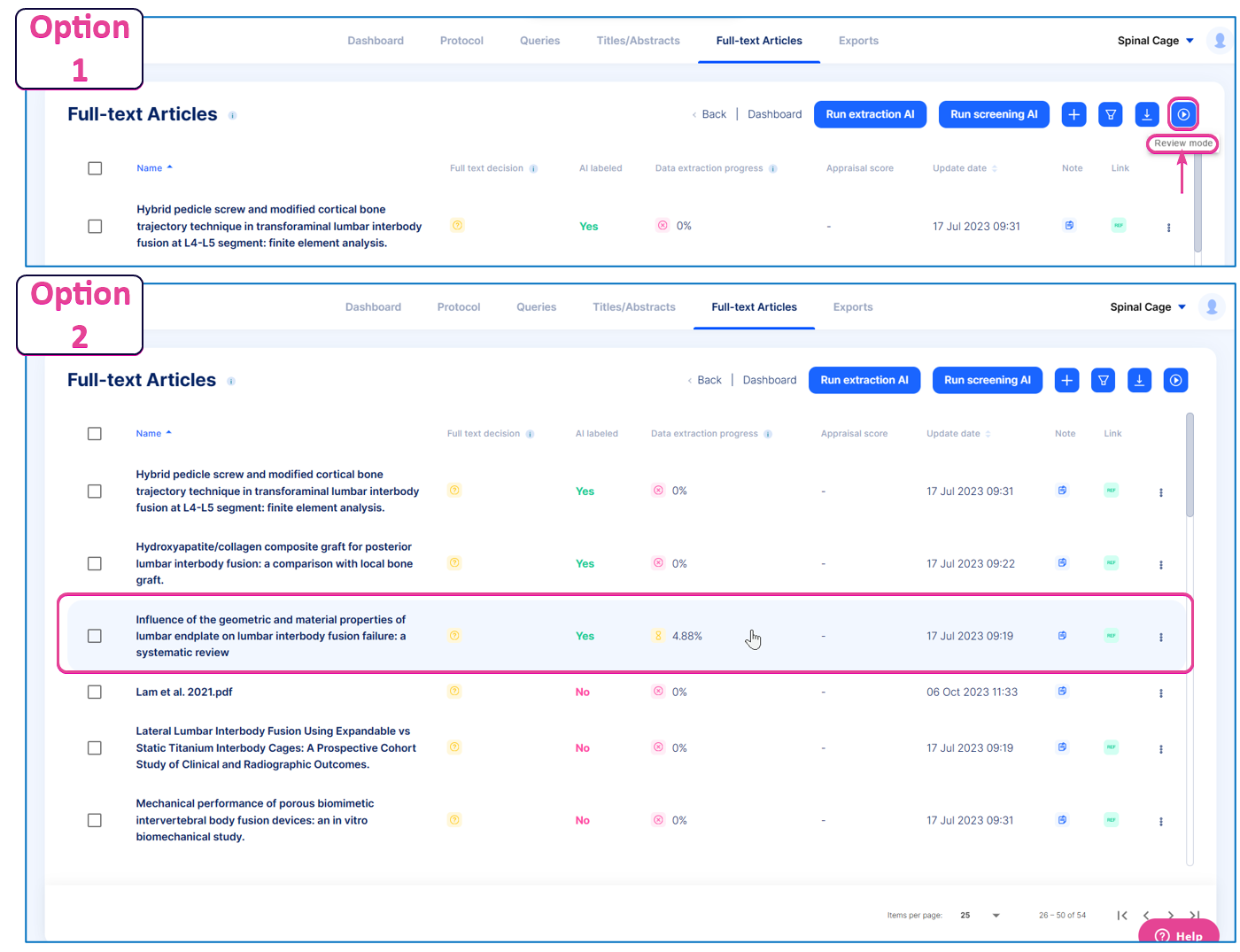 Full-text Articles Review mode – Fern.ai Full-text Articles Review mode – Fern.ai